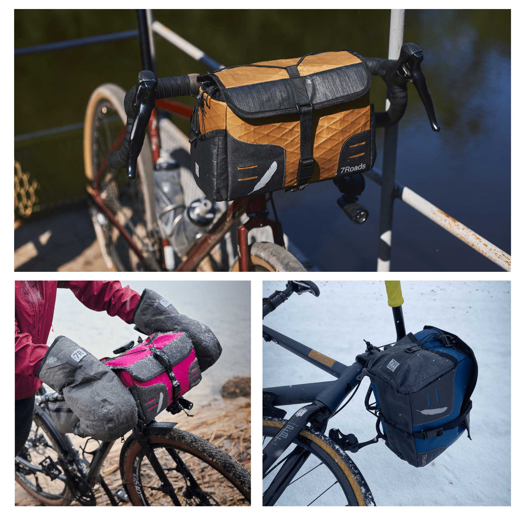 OCT Rando rack top bag - Ecopak Black