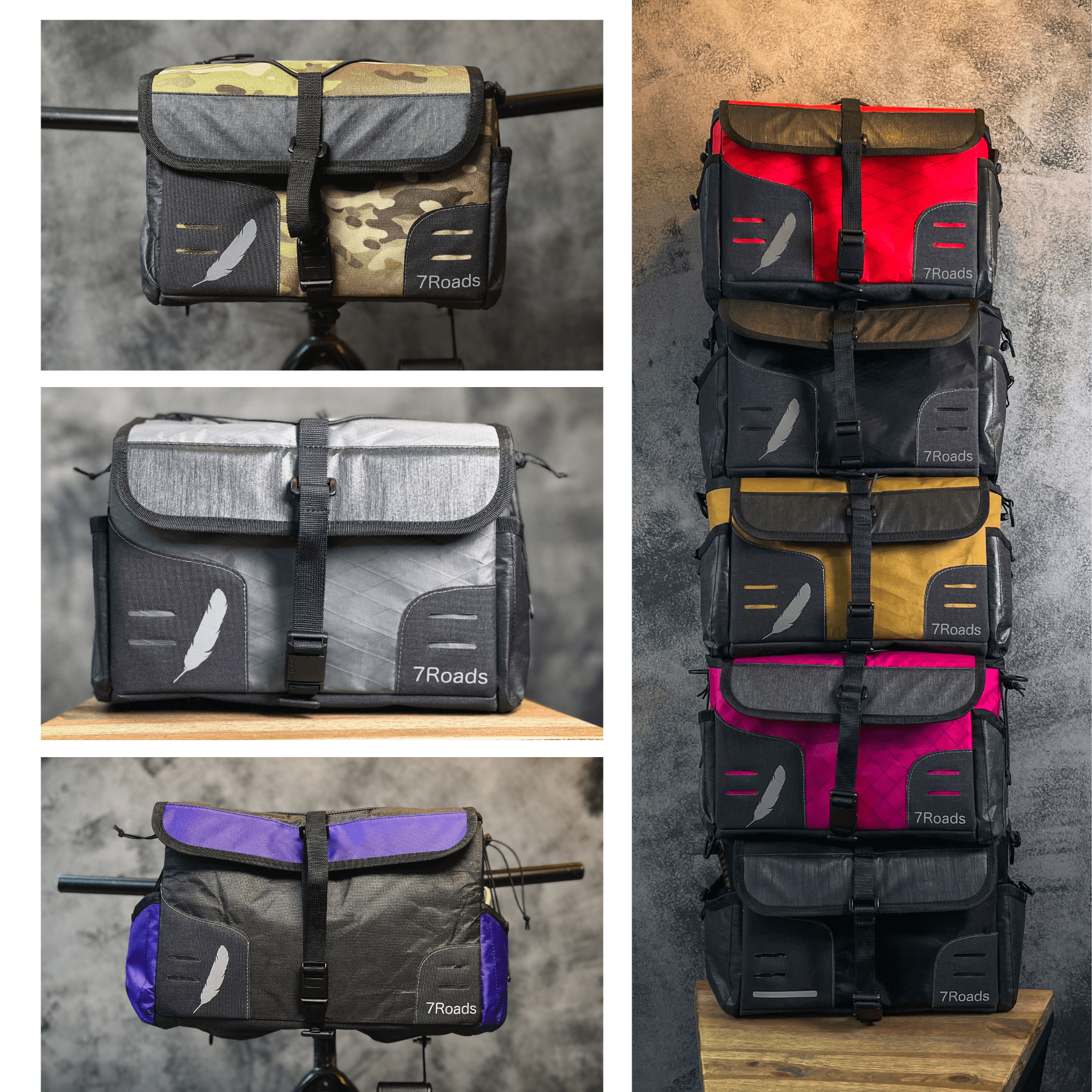 OCT Rando rack top bag - Ecopak Black